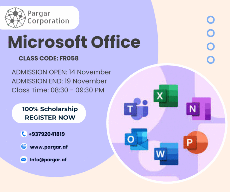 FR058 | Microsoft Office - Pargar Corporation - موسسه پرگار